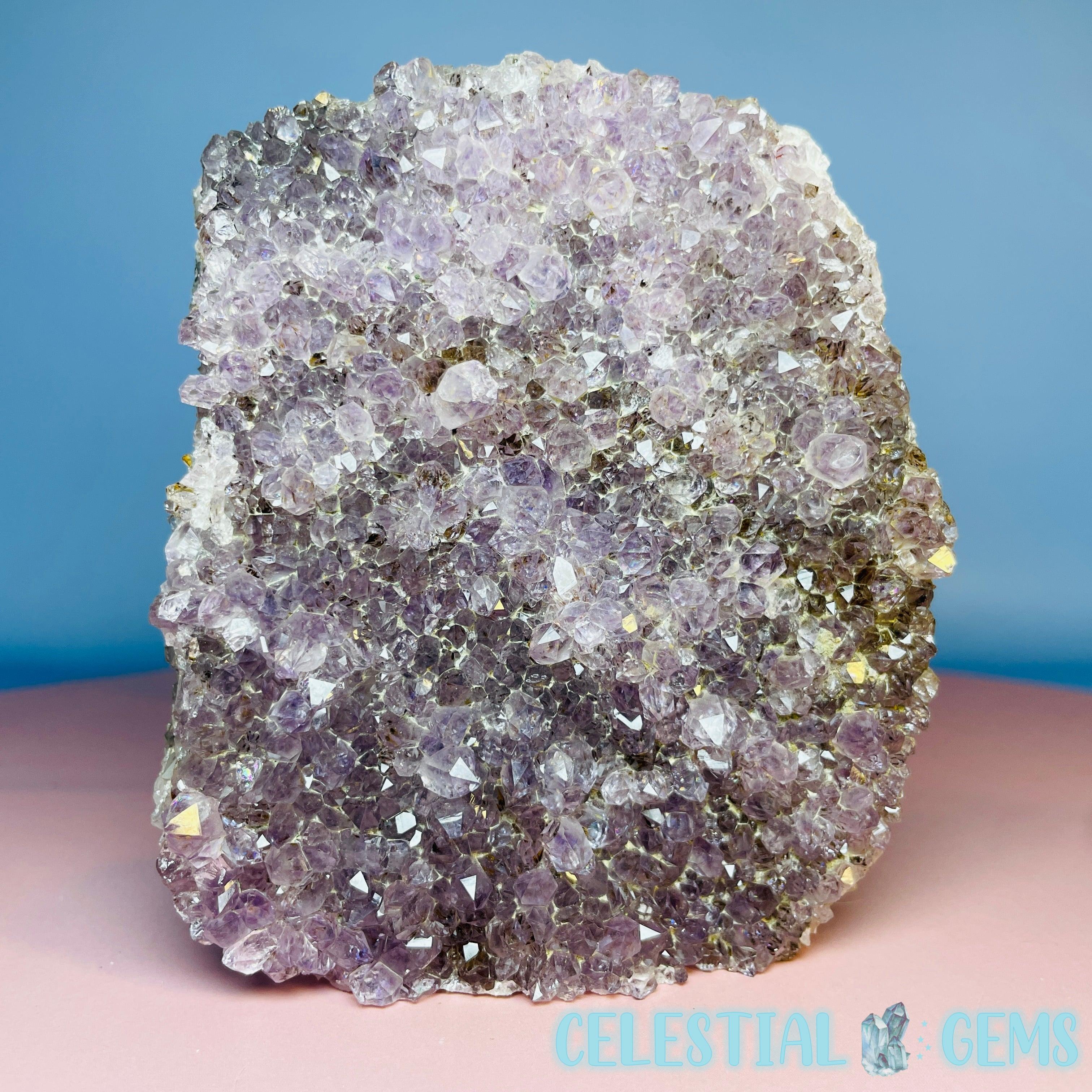 Amethyst Medium Standing Cluster – Celestial Gems NZ