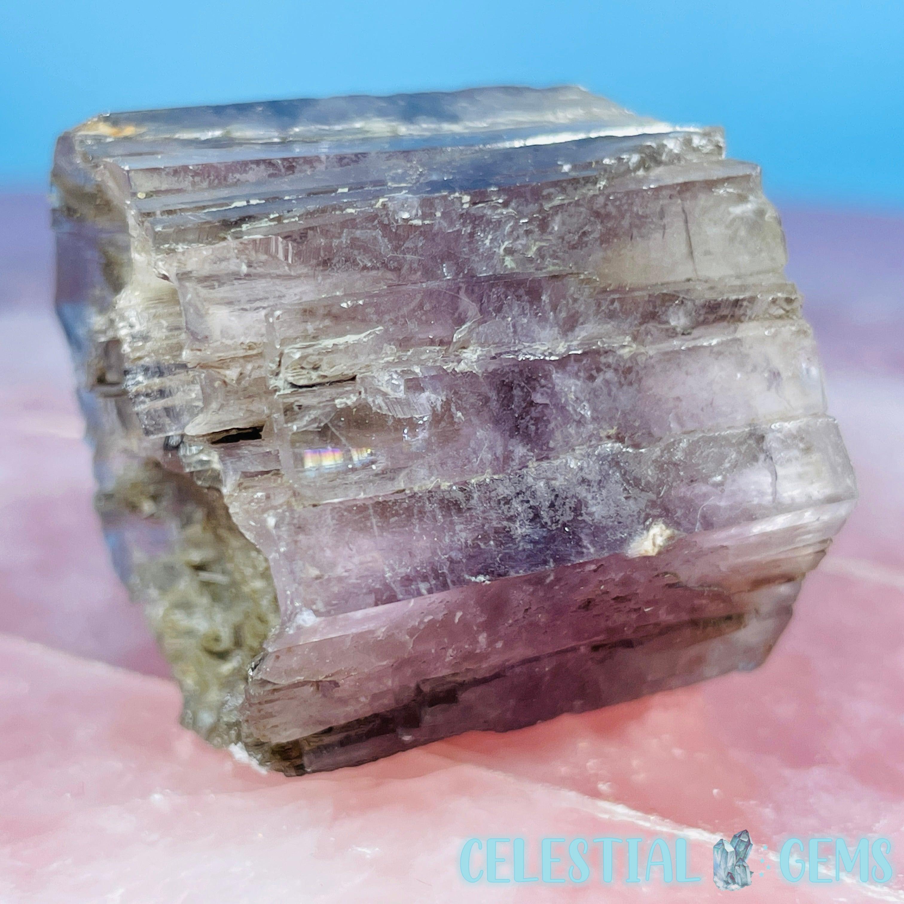 Purple Spanish Aragonite Crystal Specimen – Celestial Gems NZ