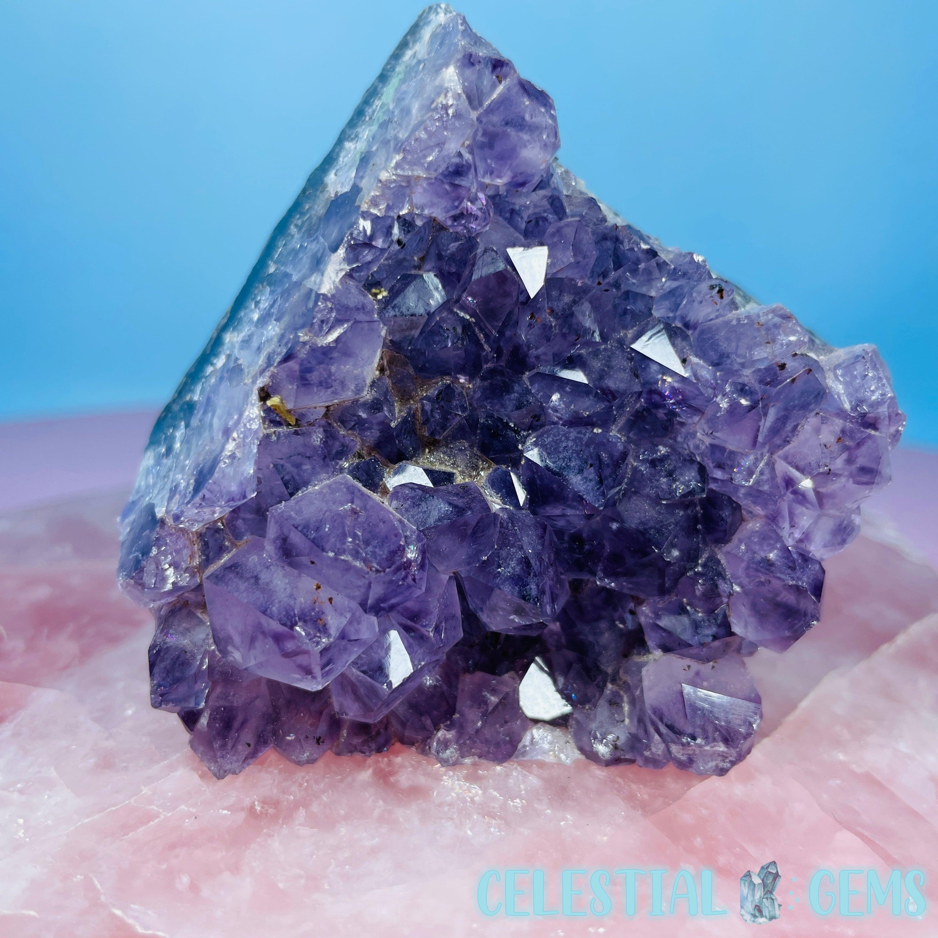 Dark Amethyst Small Standing Cluster Freeform – Celestial Gems NZ