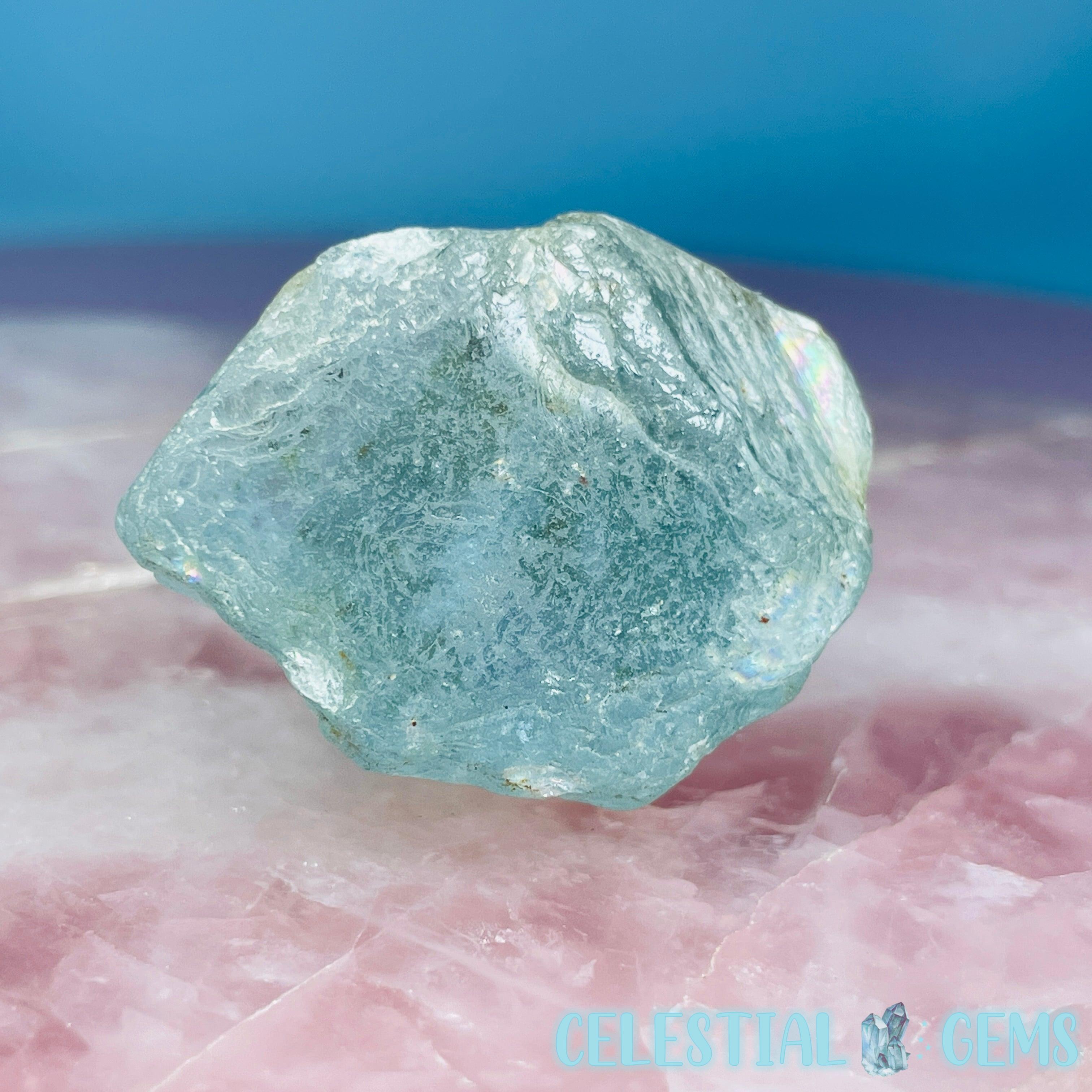 Sky Blue Topaz Natural Raw Crystal Specimen – Celestial Gems NZ