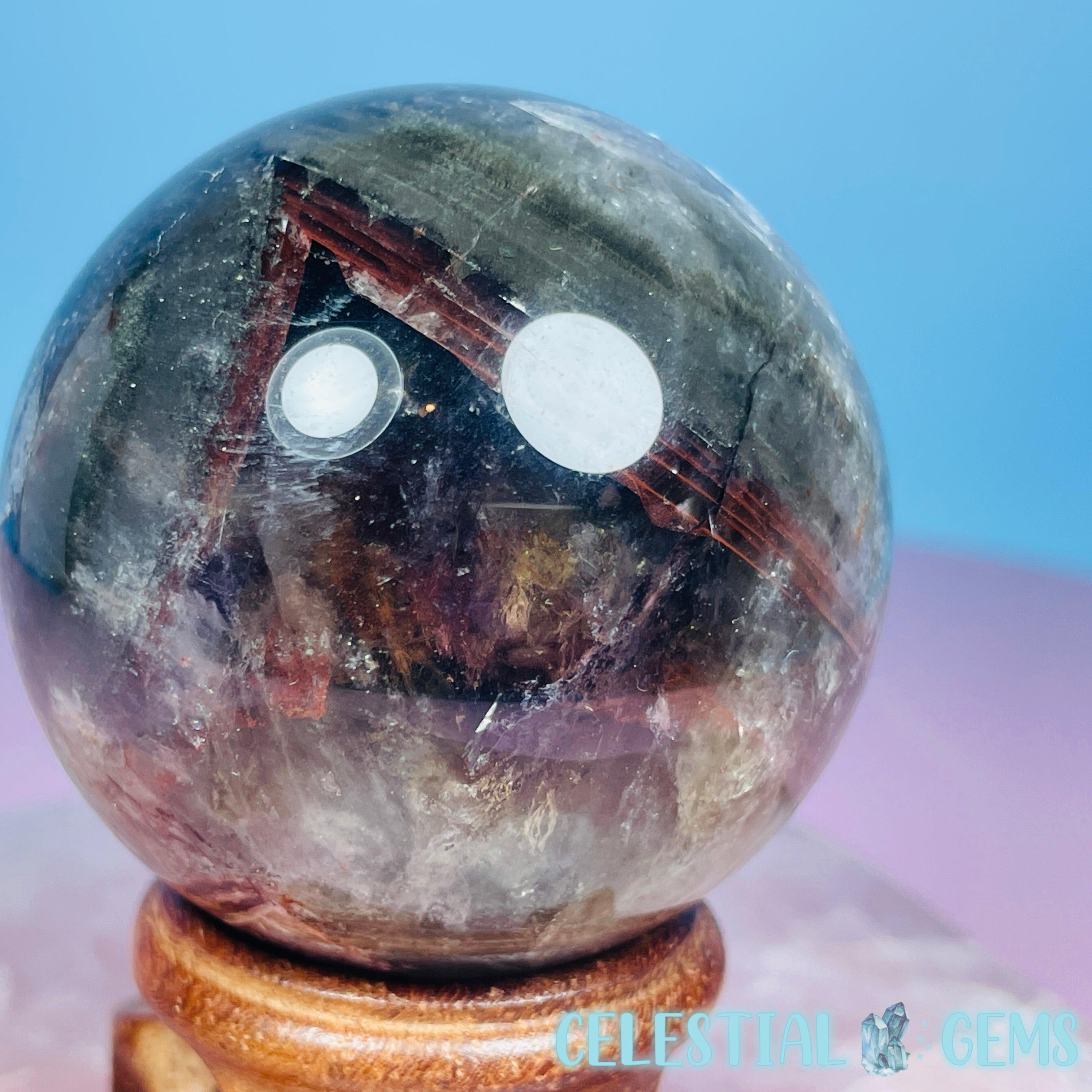 Super Seven Amethyst Medium Sphere – Celestial Gems NZ