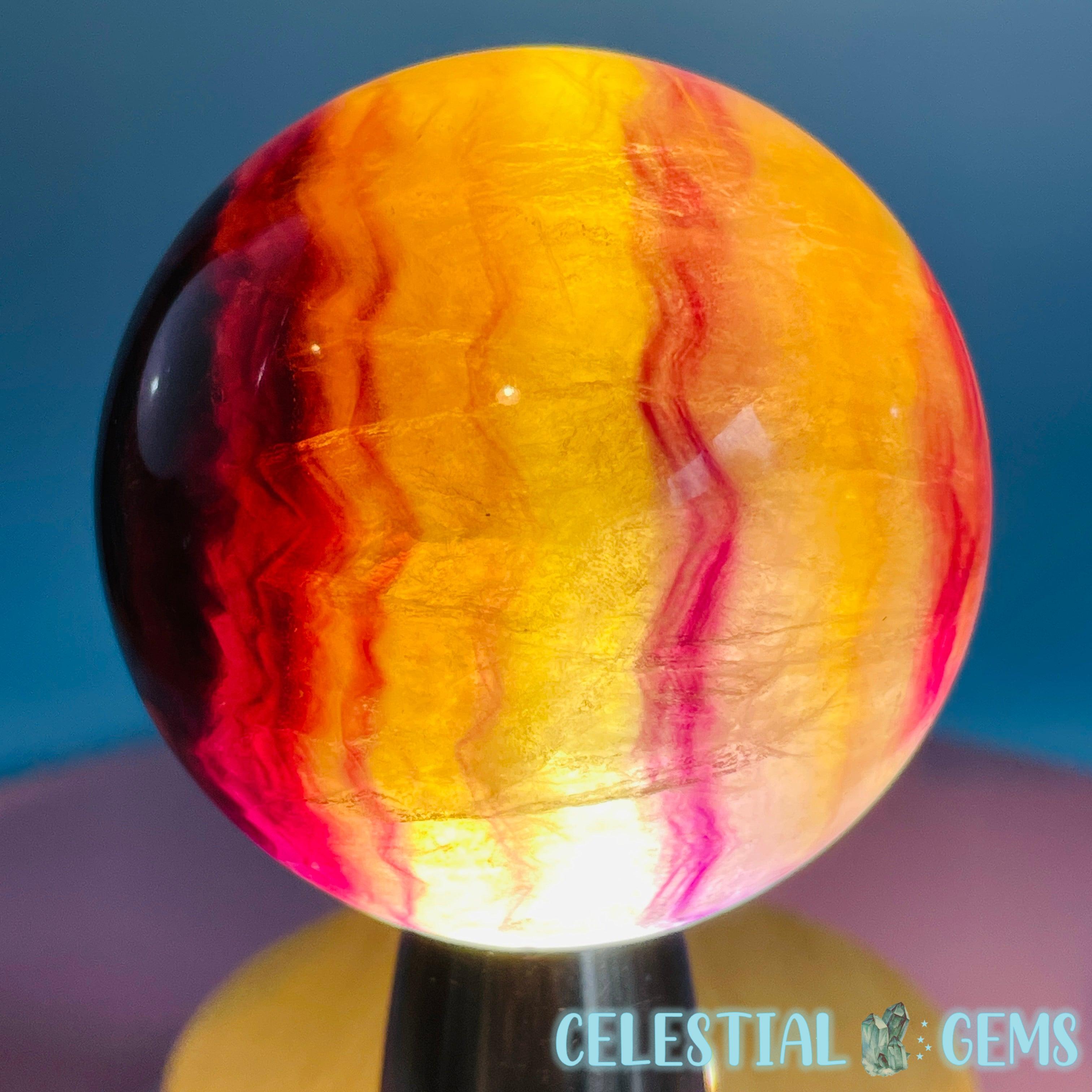 Candy Fluorite Large Sphere – Celestial Gems NZ